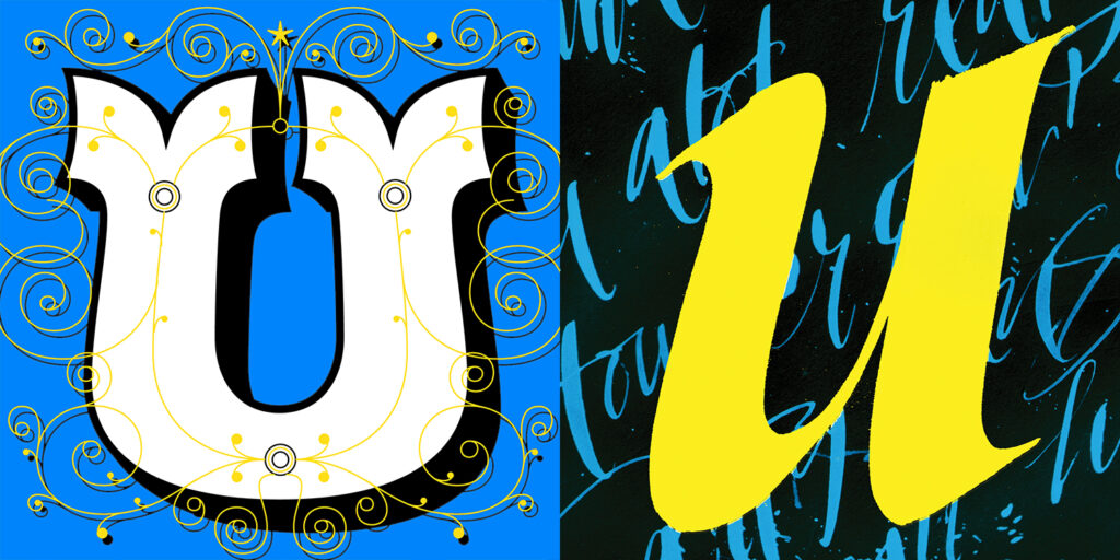 battle - Lettering versus Calligraphy