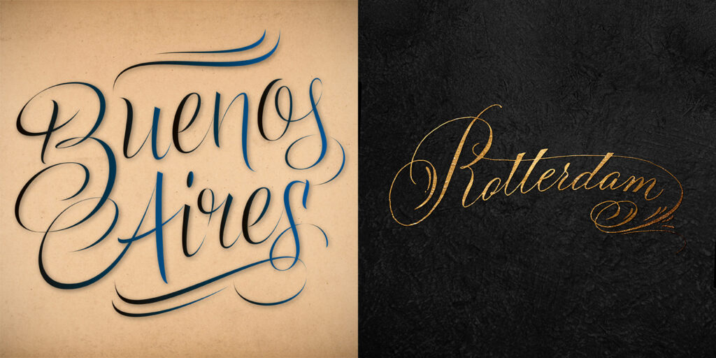 battle - Lettering versus Calligraphy