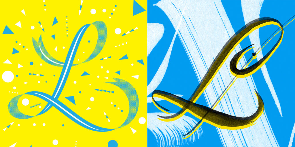 battle - Lettering versus Calligraphy