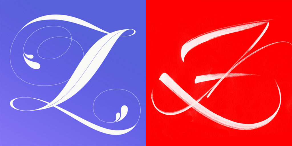 battle - Lettering versus Calligraphy