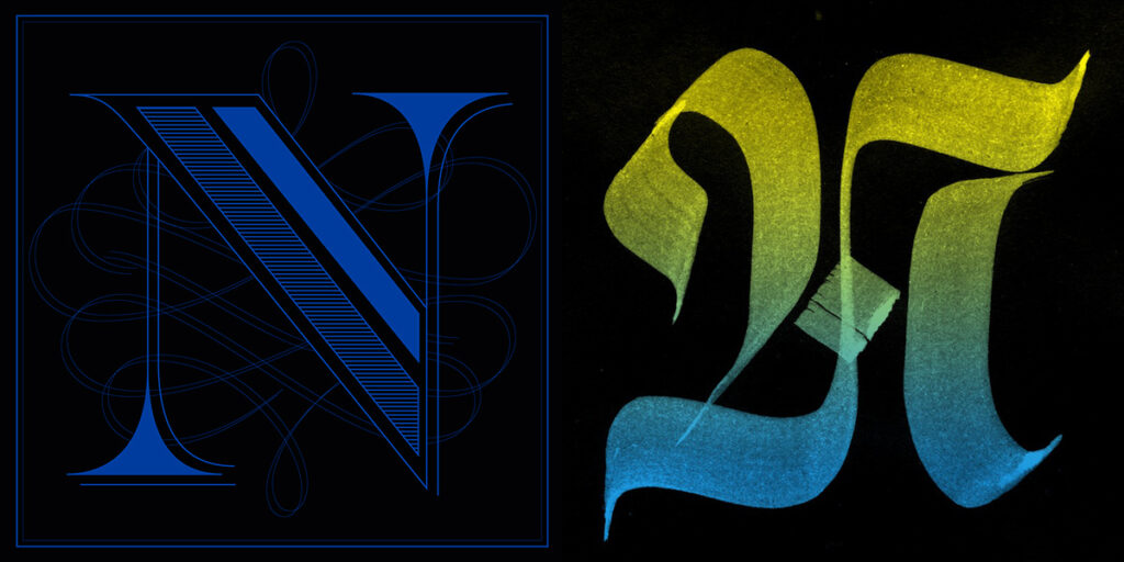 battle - Lettering versus Calligraphy