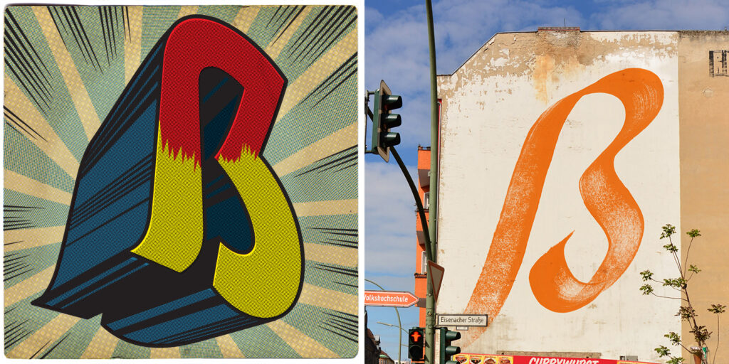 battle - Lettering versus Calligraphy